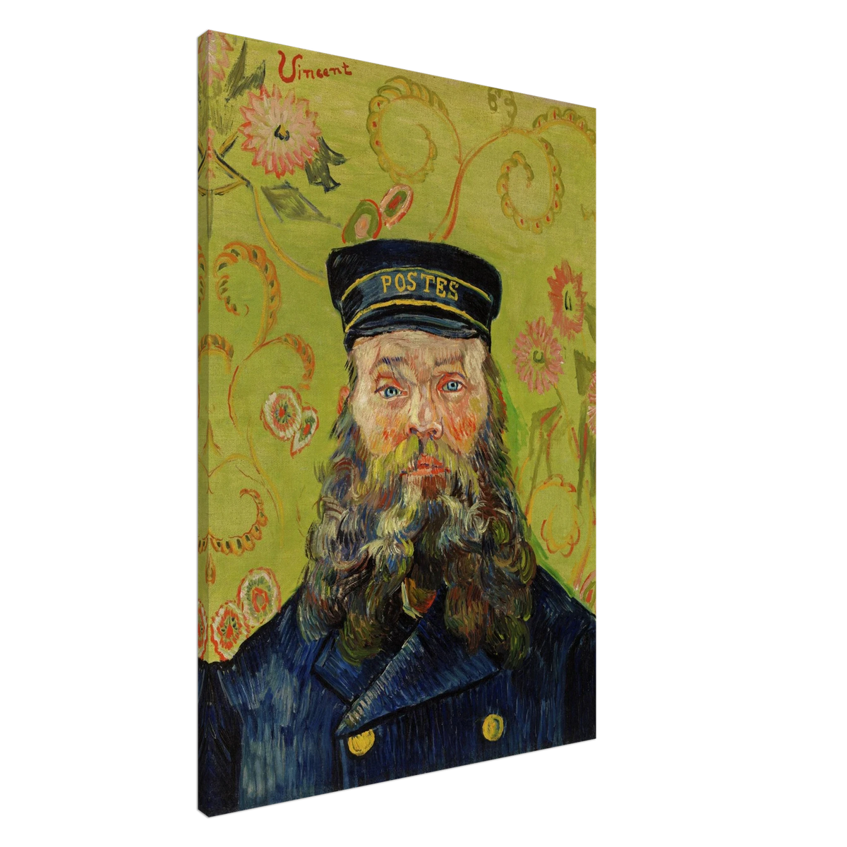 Portrait of the Postman Joseph Roulin – Van Gogh Classic Impressionist ...